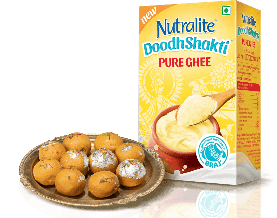 Buy Doodhshakti Pure Ghee and Probiotic Butter Spread Online | Nutralite