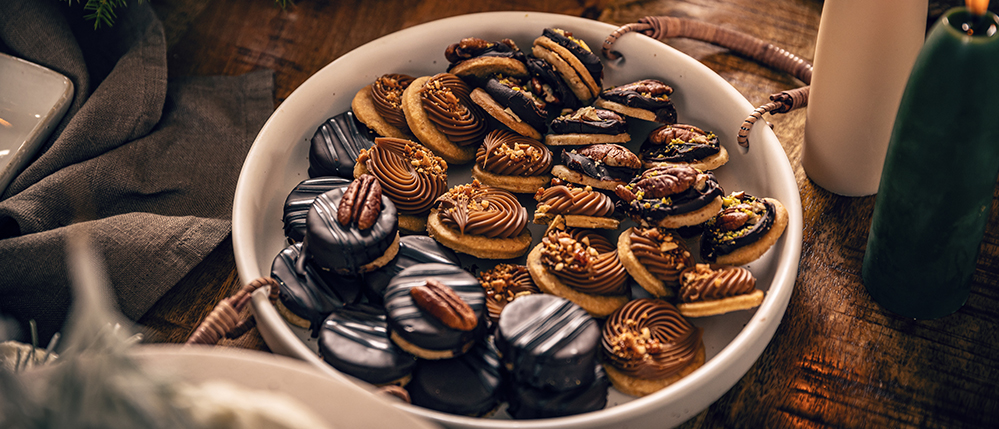 Bake Christmas Chocolate Swirl Cookies With Choco Spread